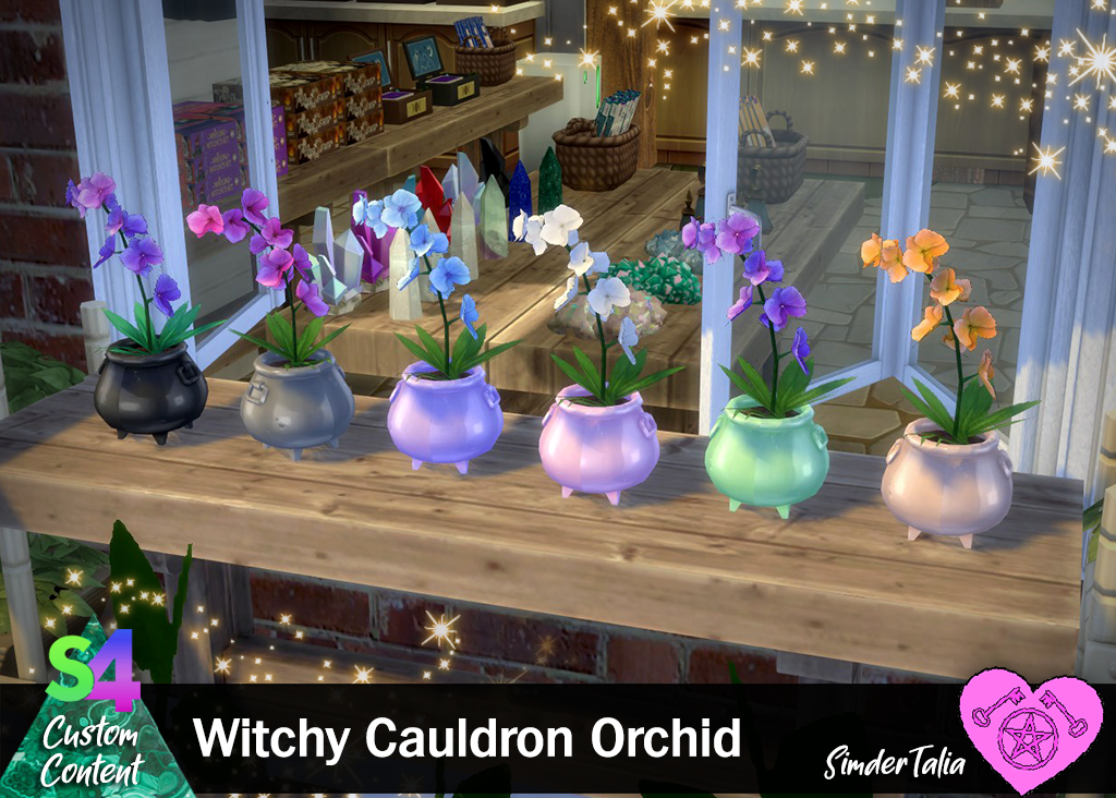Witchy Cauldron Orchid - Gallery - The Sims 4 Build / Buy - CurseForge