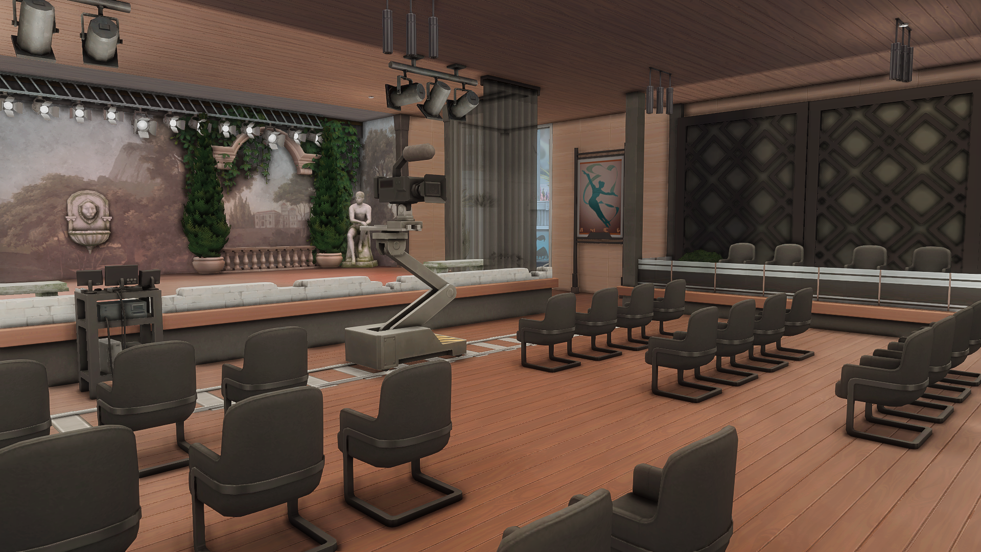 Modern Theater and Ballet studio - Gallery - The Sims 4 Rooms / Lots ...