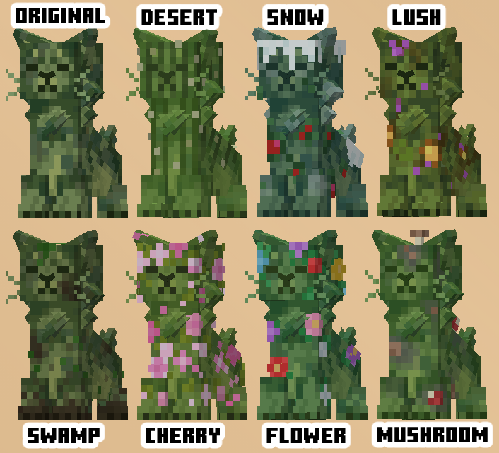 Cat Creepers Screenshots - Resource Packs - Minecraft