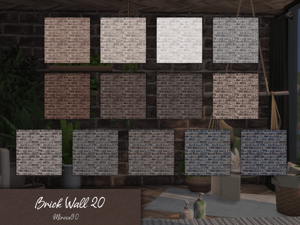 Brick Wall #20 - Gallery - The Sims 4 Build / Buy - CurseForge