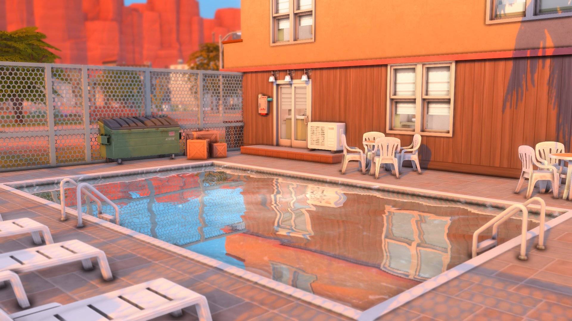 Mid Century Motel 🌴 - Gallery - The Sims 4 Rooms / Lots - CurseForge
