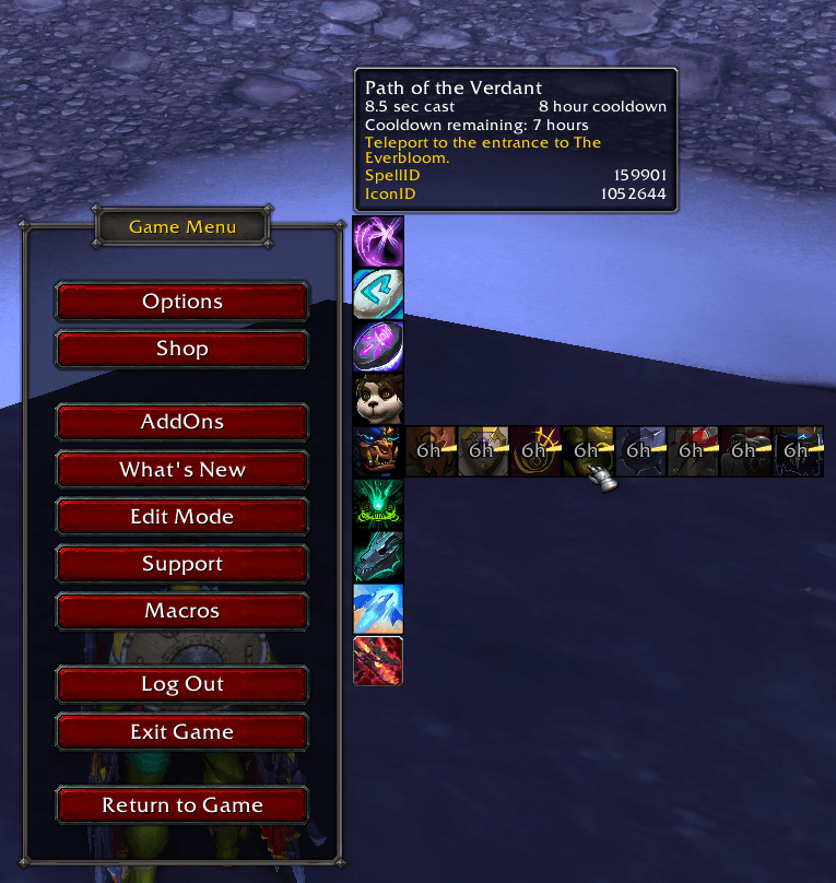 Teleport Menu - Gallery - World of Warcraft Addons - CurseForge