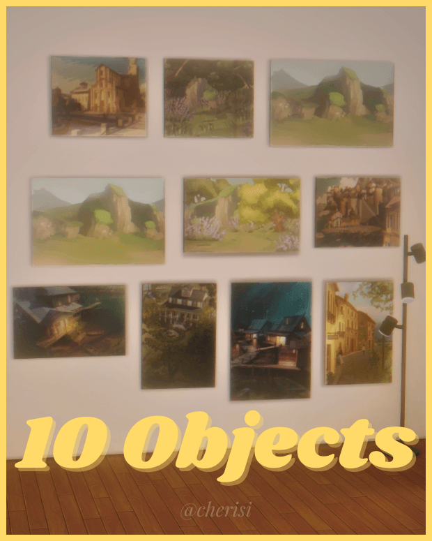 Canvas Wall Art - Gallery - The Sims 4 Build / Buy - CurseForge