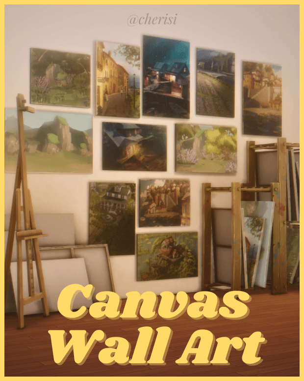 Canvas Wall Art - The Sims 4 Build / Buy - CurseForge