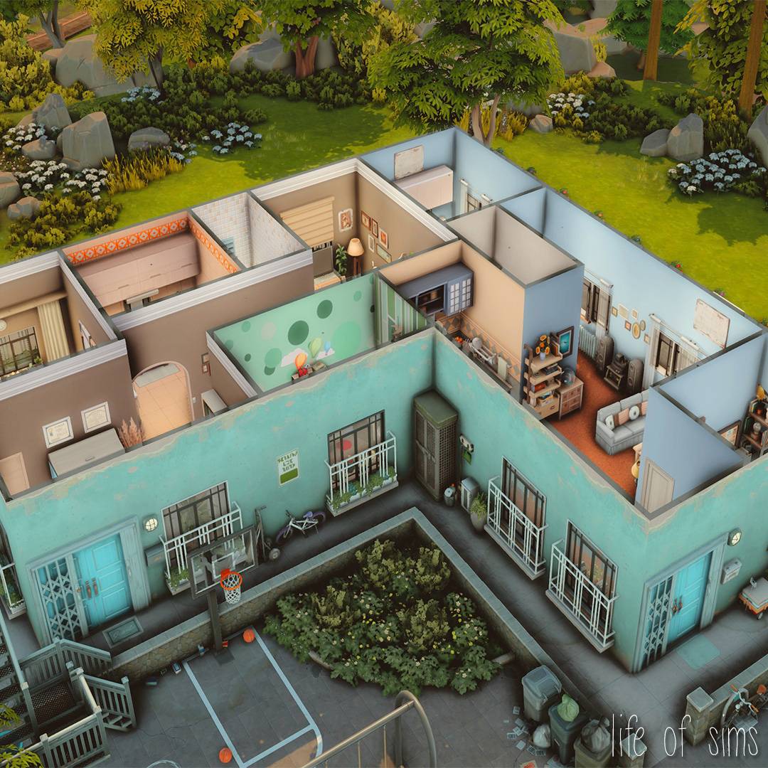 SUBURBAN MOTEL 🏬 - Gallery - The Sims 4 Rooms / Lots - CurseForge