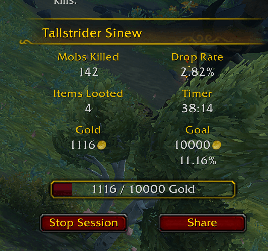 Tallstrider Sinew Farming Tracker - Gallery - World of Warcraft Addons ...
