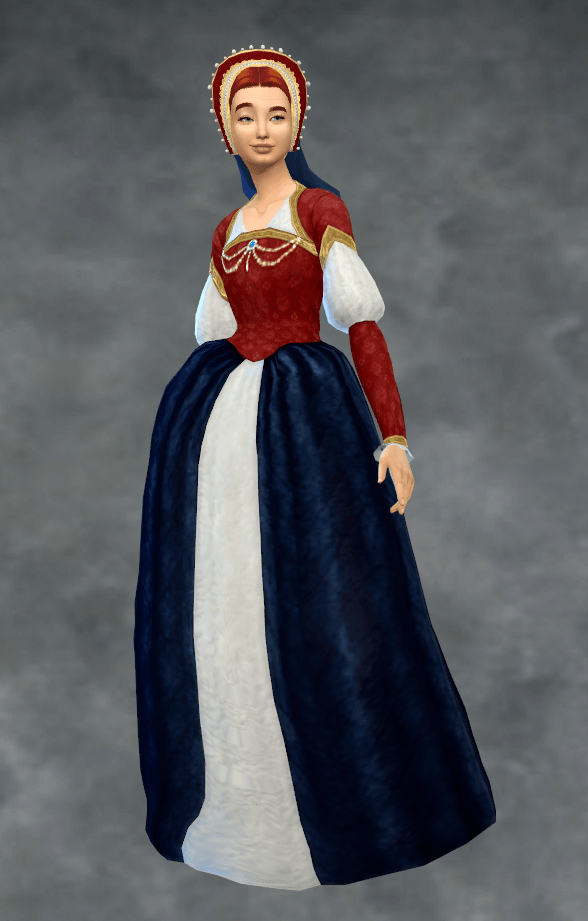 Tutors Of Tudor Garden Dress for All Ages - Gallery - The Sims 4 Create ...