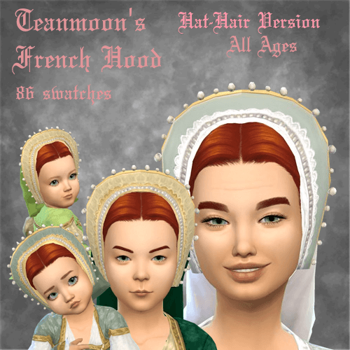 Teanmoon's French Hood for All Ages - Hat-Hair Version - Gallery - The ...