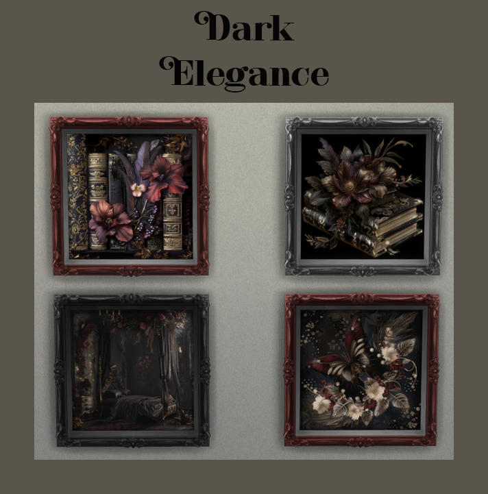 Gothic Elegance Collection - Gallery - The Sims 4 Build / Buy - CurseForge