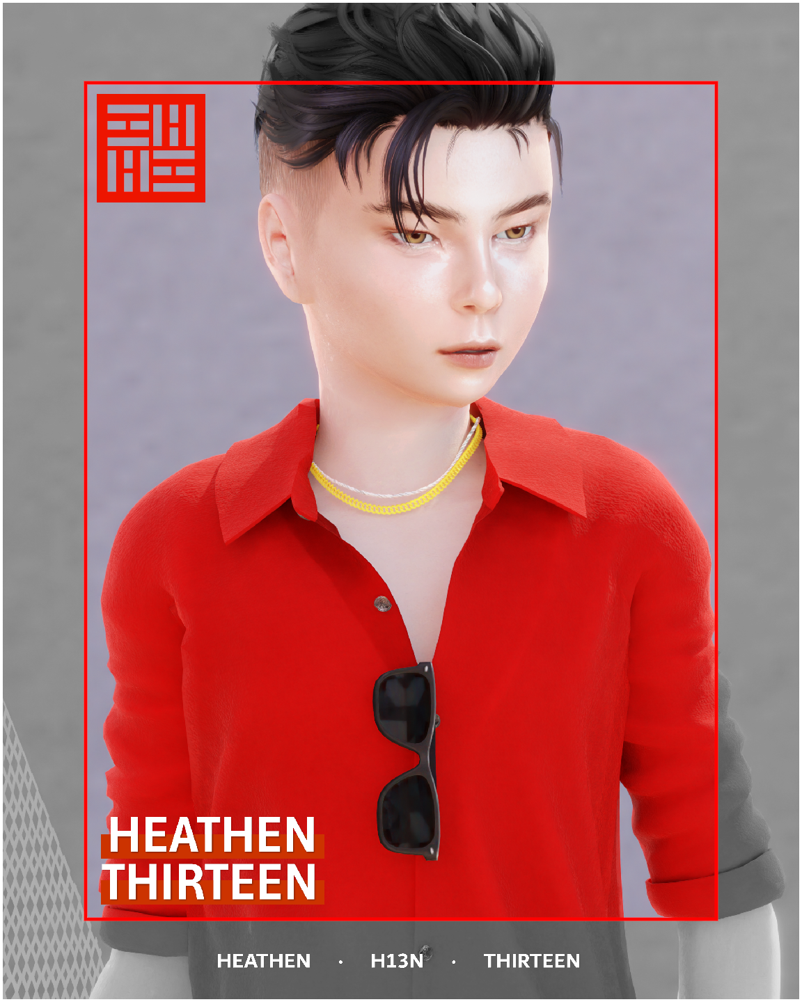 Children's Chain Link and Rope Necklace - The Sims 4 Create a Sim ...