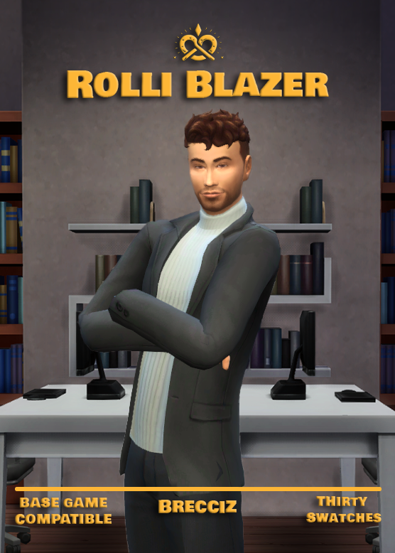 Rolli Blazer for men - The Sims 4 Create a Sim - CurseForge