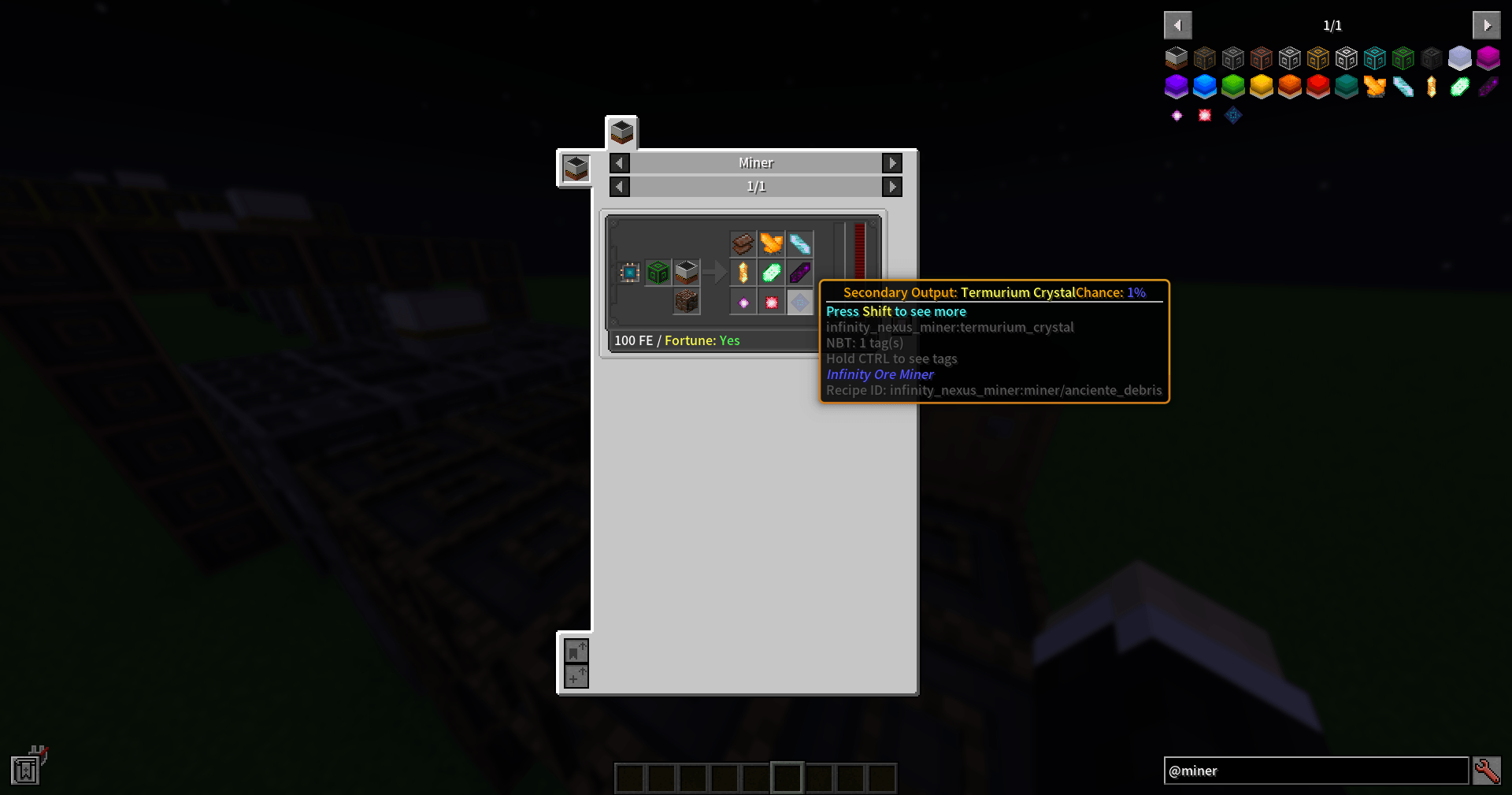 Infinity Nexus Miner - Gallery - Minecraft Mods - CurseForge