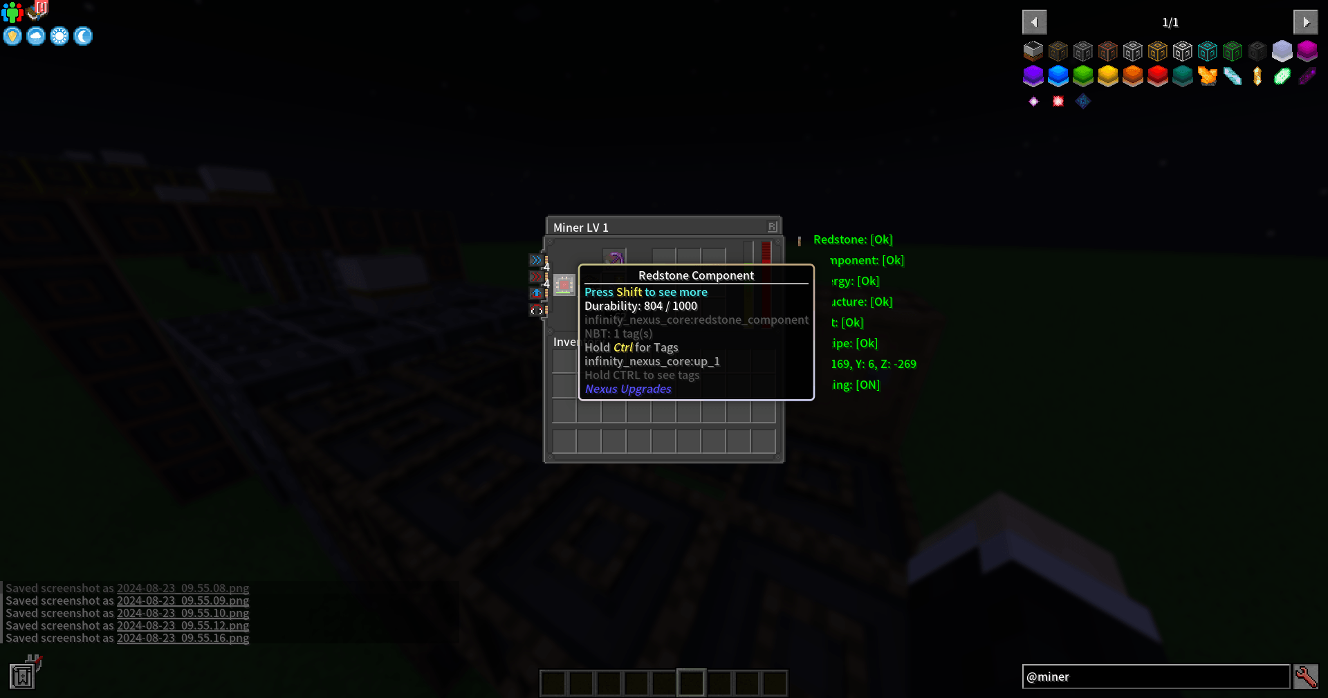 Infinity Nexus Miner - Gallery - Minecraft Mods - CurseForge