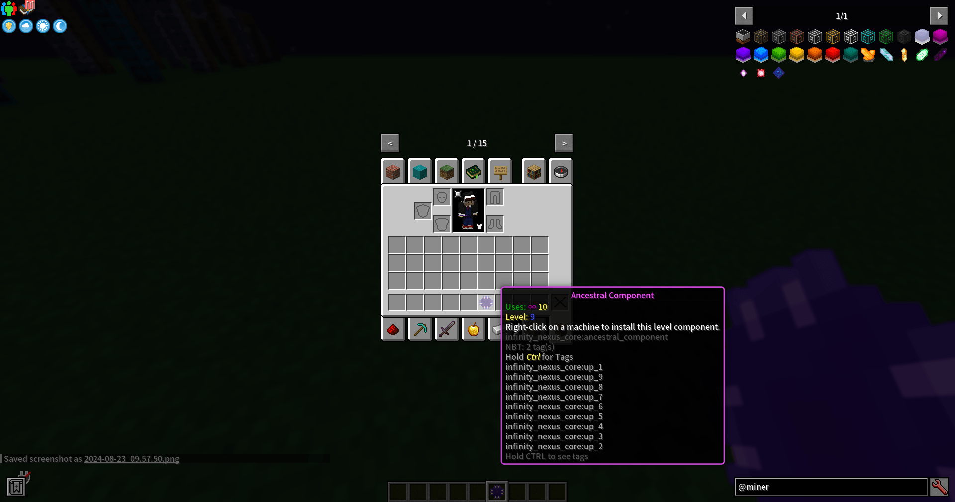 Infinity Nexus Miner - Gallery - Minecraft Mods - CurseForge