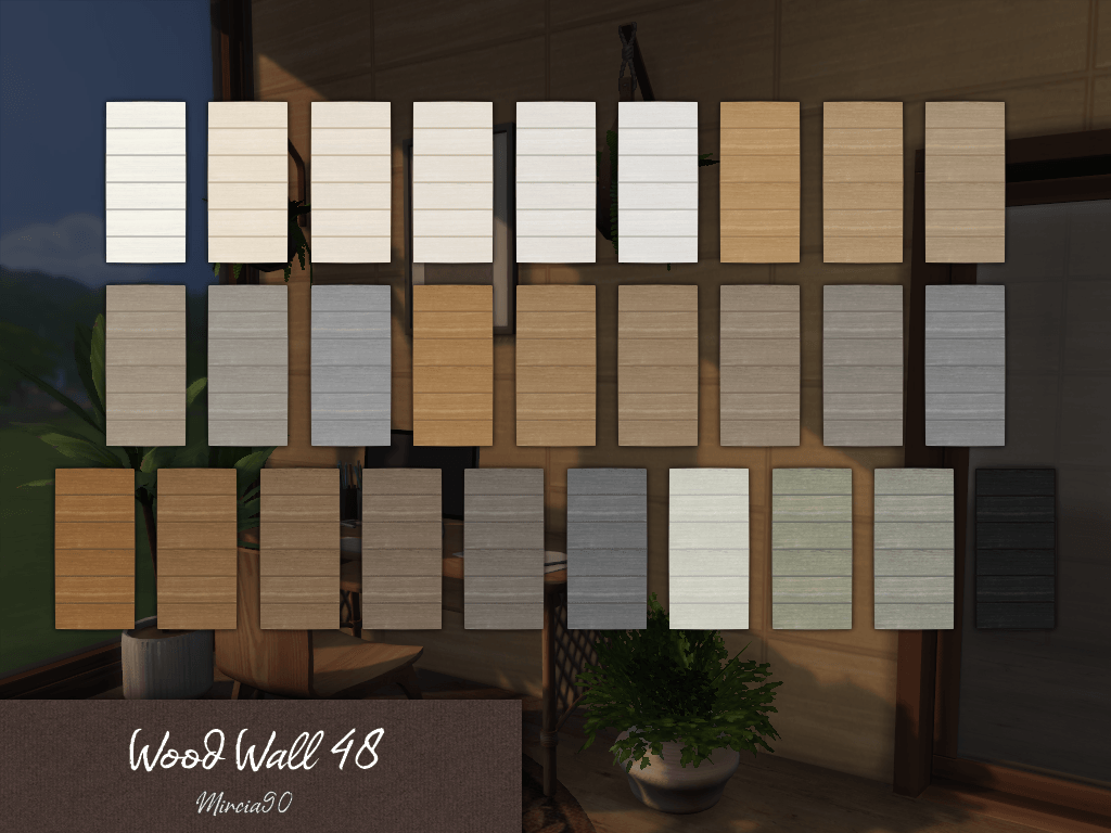 Wood Wall #48 - Gallery - The Sims 4 Build / Buy - CurseForge
