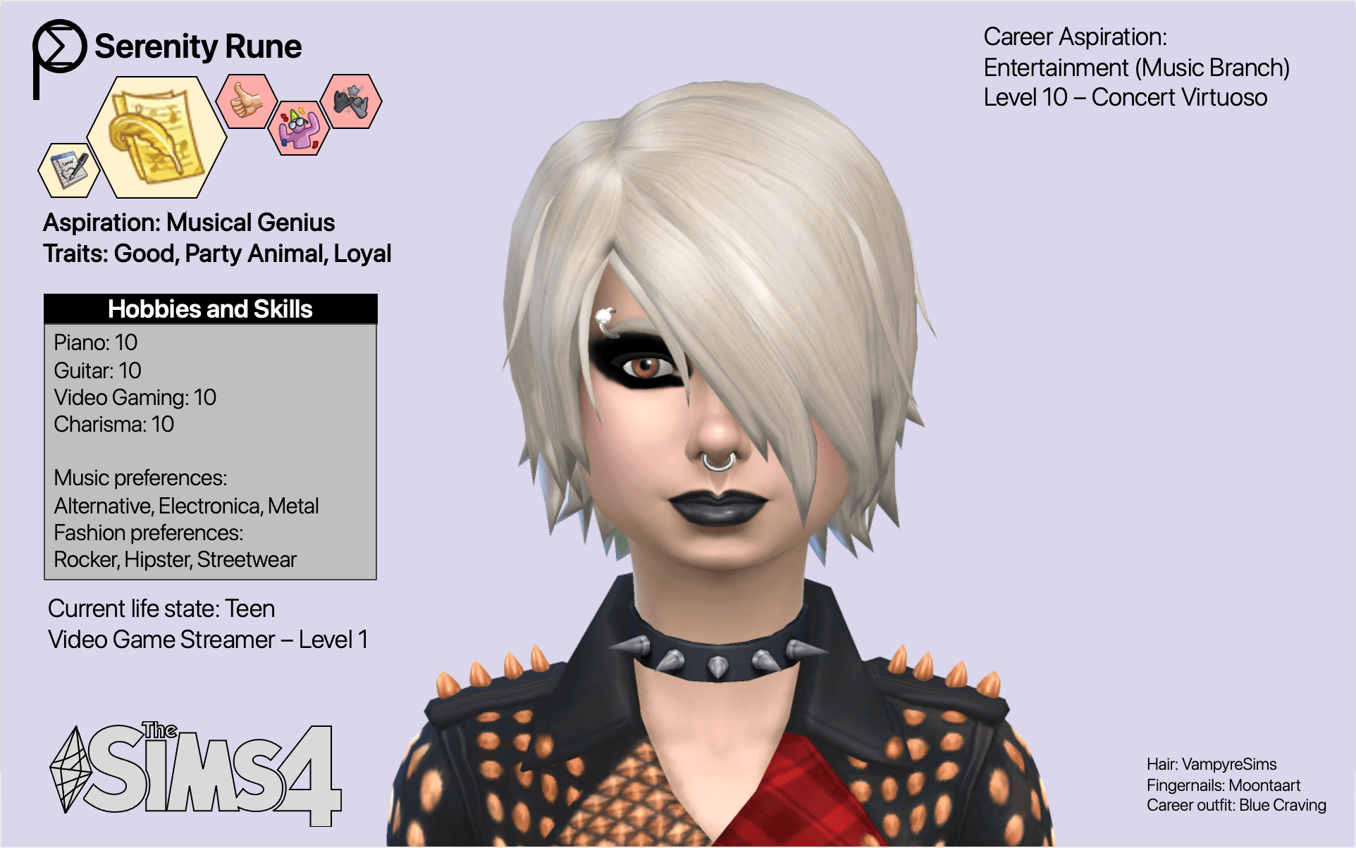 Serenity Rune - Gallery - The Sims 4 Sims / Households - CurseForge