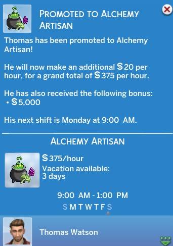 Alchemist Career - The Sims 4 Mods - CurseForge