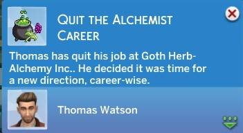 Alchemist Career - The Sims 4 Mods - CurseForge