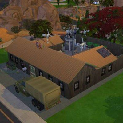 Military Base with bunker - Gallery - The Sims 4 Rooms / Lots - CurseForge