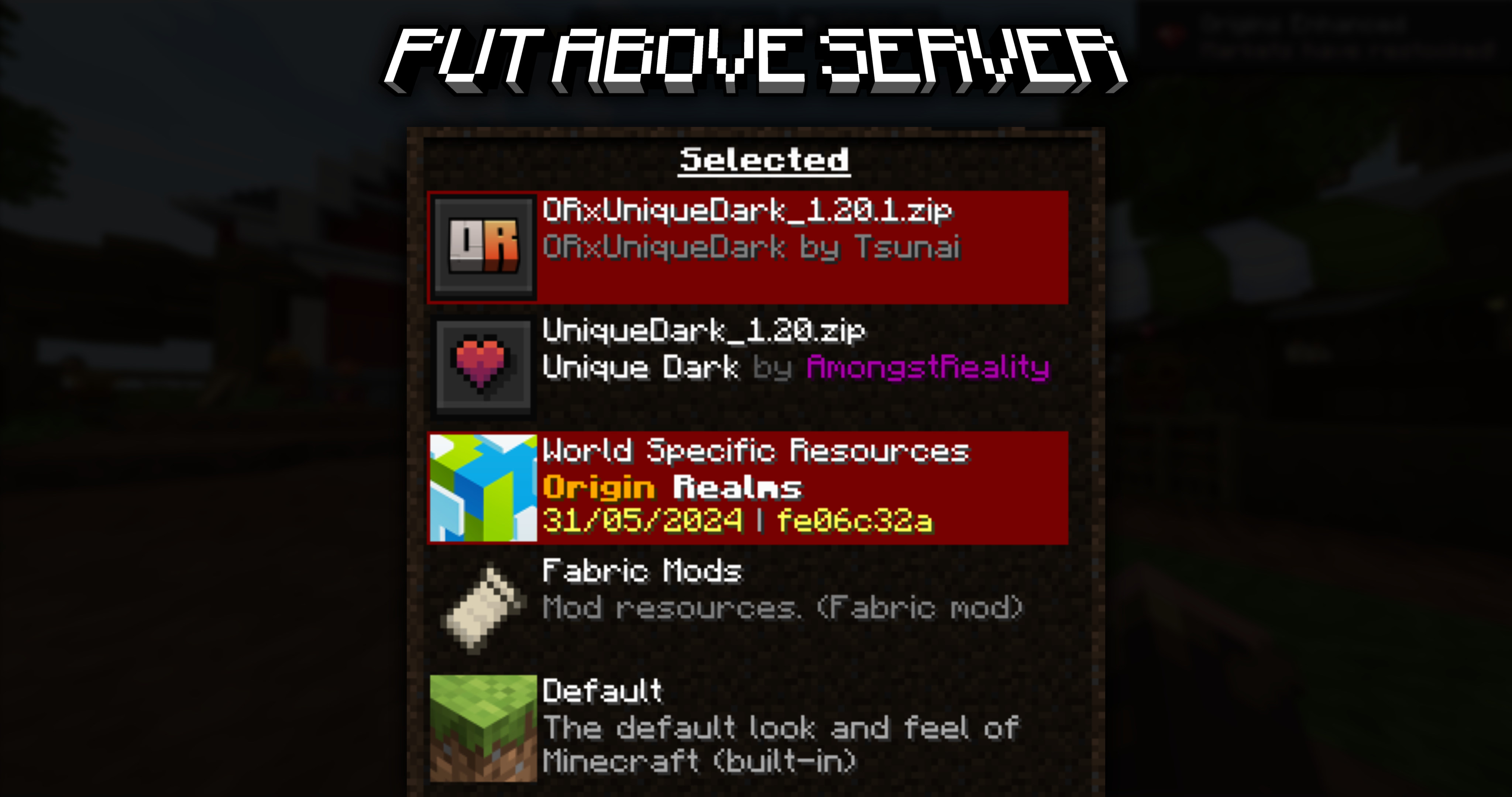 Origin Realms x Unique Dark - Gallery - Minecraft Resource Packs ...