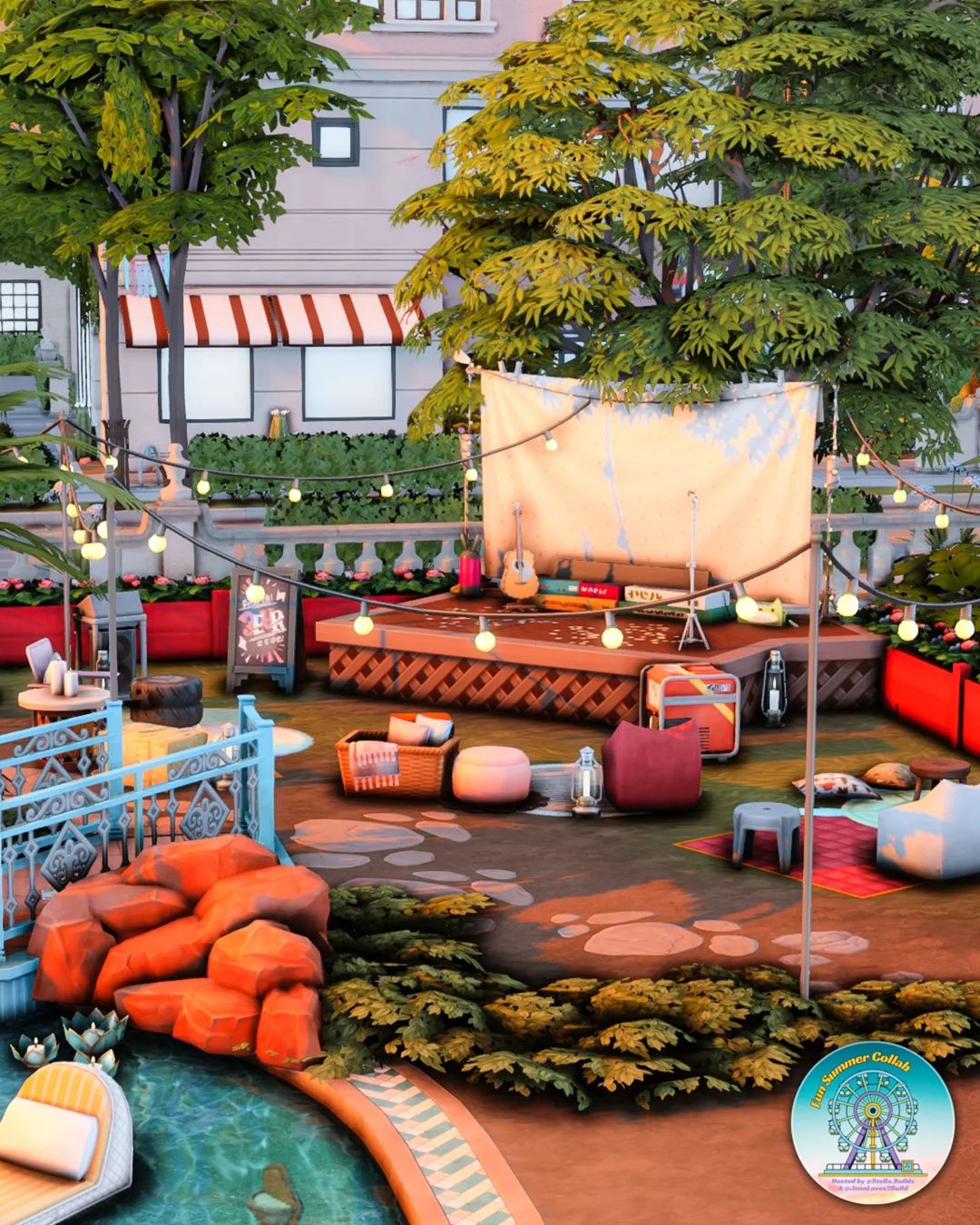 Outdoor Cinema & Park - Gallery - The Sims 4 Rooms / Lots - CurseForge Outdoor Cinema & Park - Gallery - The Sims 4 Rooms / Lots - CurseForge