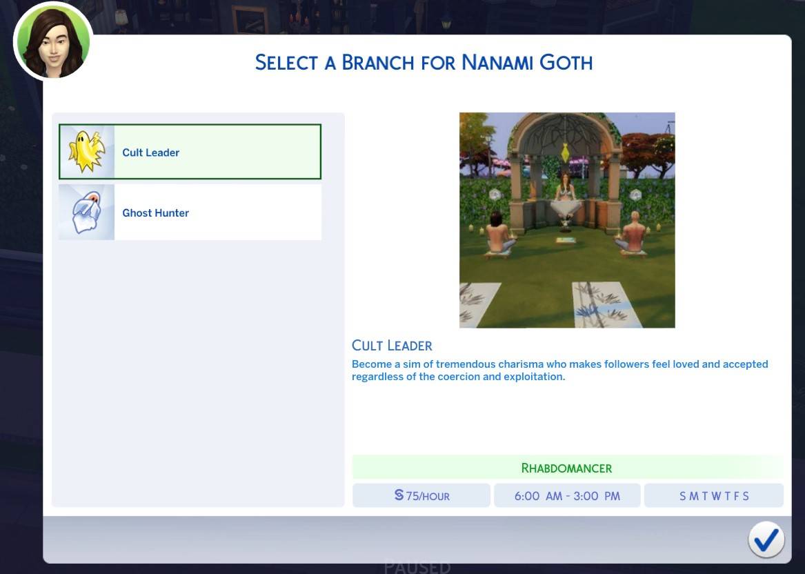 Paranormal Career from TS1 - The Sims 4 Mods - CurseForge