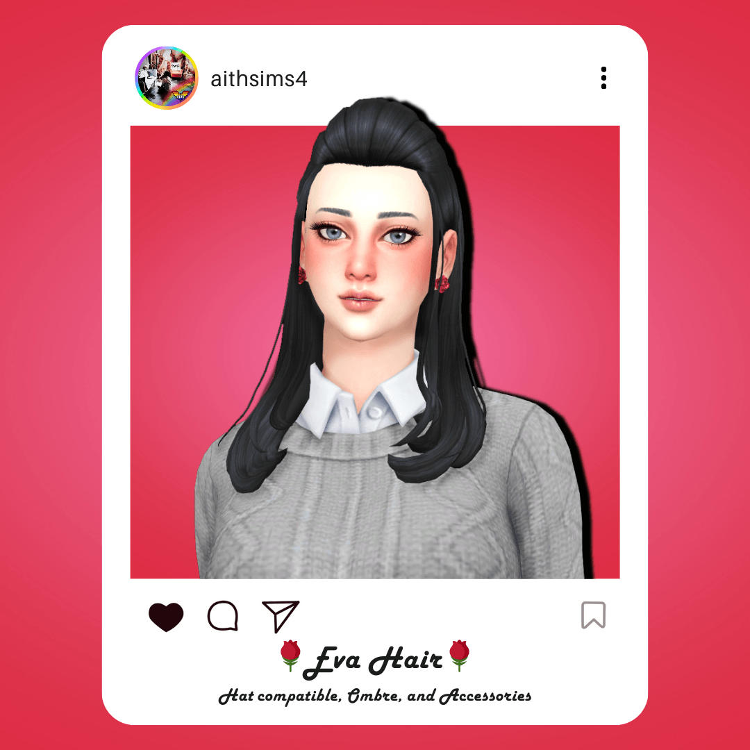 Eva Hair Set - The Sims 4 Create a Sim - CurseForge