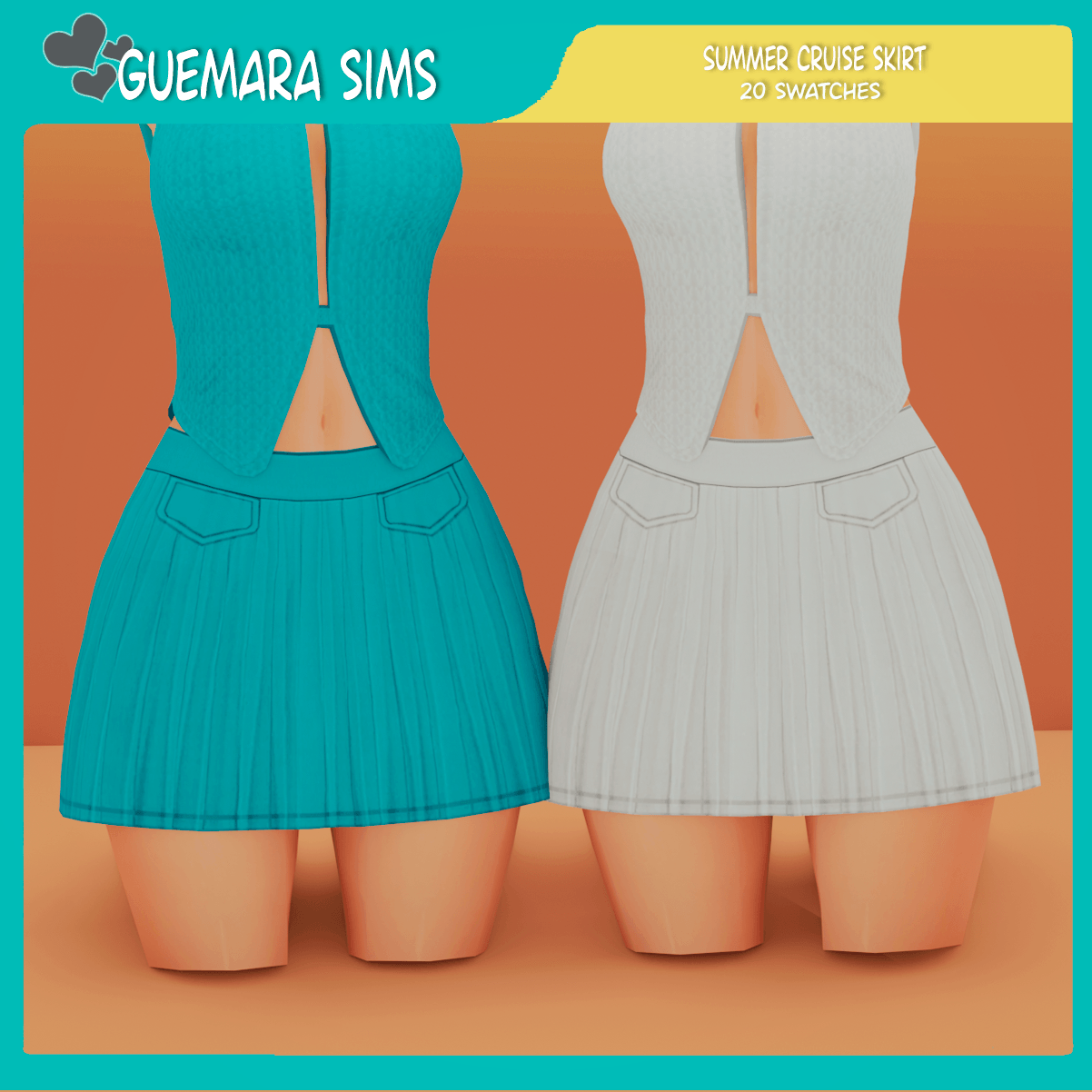 Summer Cruise skirt - Gallery - The Sims 4 Create a Sim - CurseForge