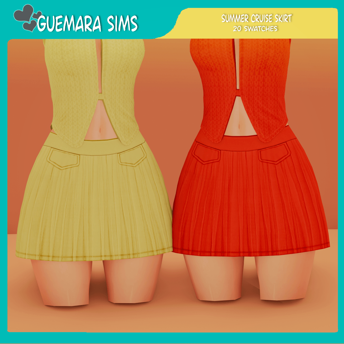 Summer Cruise skirt - Gallery - The Sims 4 Create a Sim - CurseForge