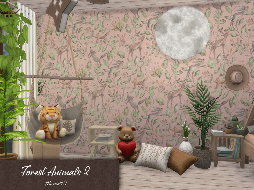 Wallpaper Forest Animals #2 - Gallery - The Sims 4 Build / Buy - CurseForge