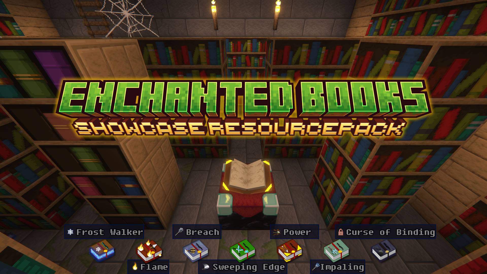 Enchanted Books Showcase 64x - Minecraft Resource Packs - CurseForge