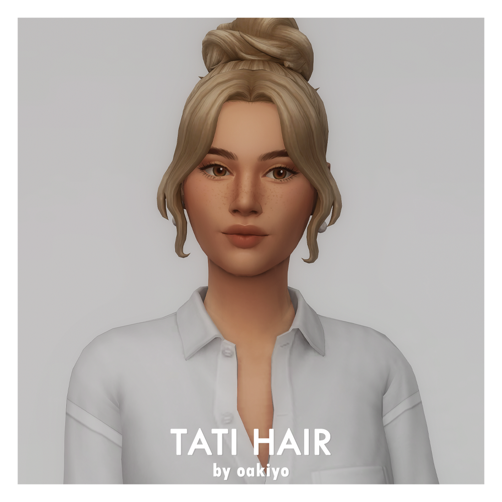 oakiyo - Tati Hair - Gallery - The Sims 4 Create a Sim - CurseForge