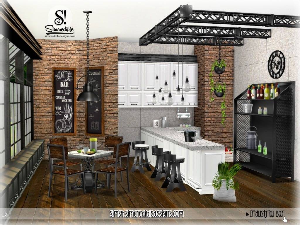 Industrial Bar 🍸 - Gallery - The Sims 4 Build / Buy - CurseForge