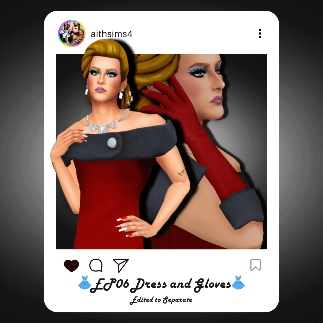 EP06 Dress and Gloves Set - The Sims 4 Create a Sim - CurseForge