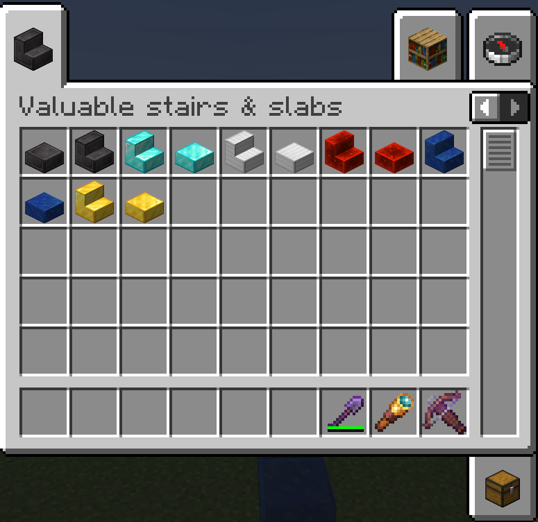 Valuable stairs and slabs - Gallery - Minecraft Mods - CurseForge