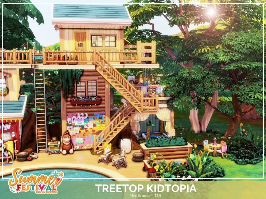 Treetop Kidtopia - No CC - Gallery - The Sims 4 Rooms / Lots - CurseForge