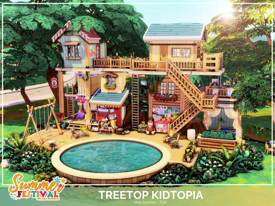 Treetop Kidtopia - No CC - Gallery - The Sims 4 Rooms / Lots - CurseForge