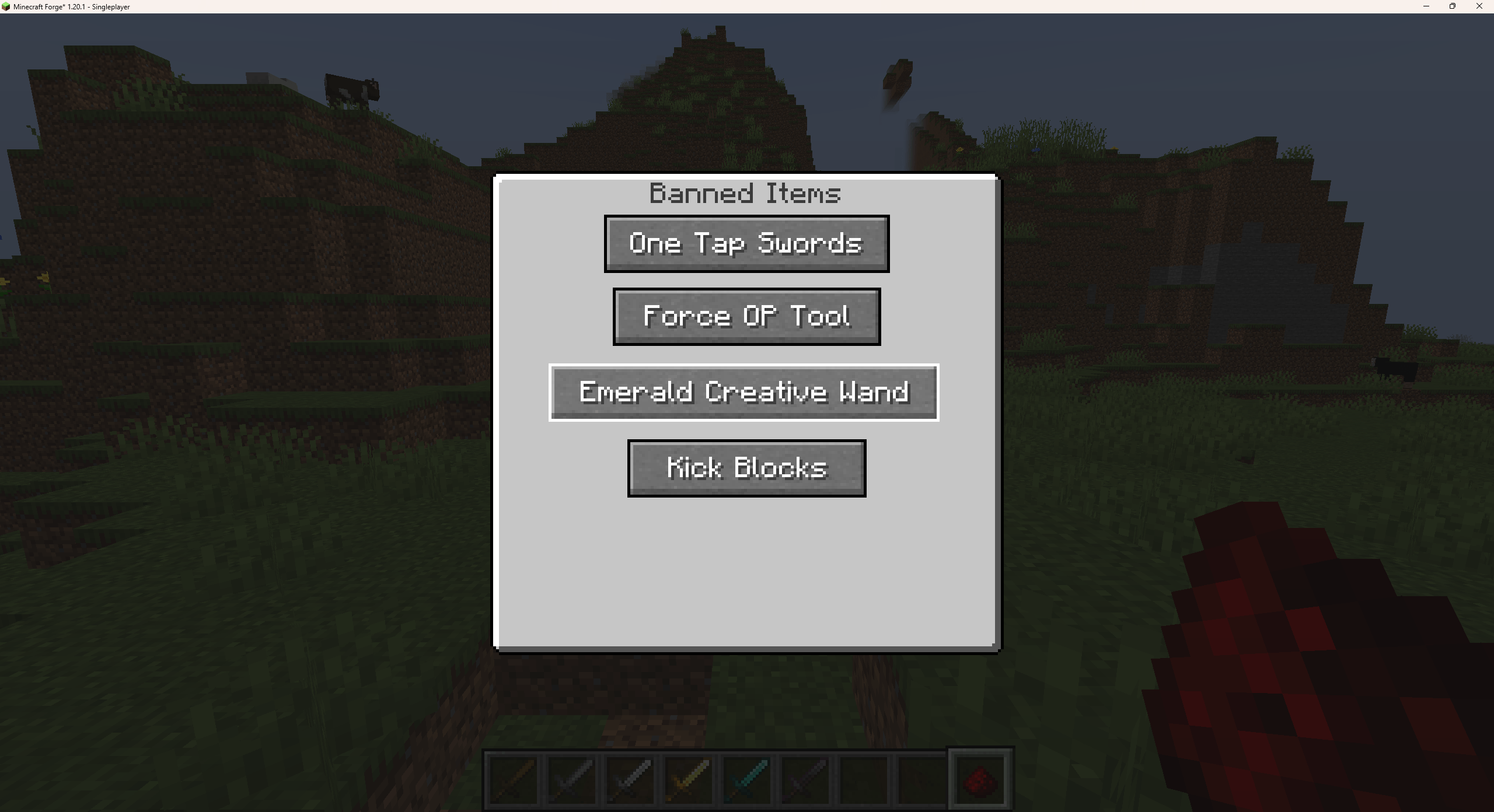 Banned Items - Gallery - Minecraft Mods - CurseForge