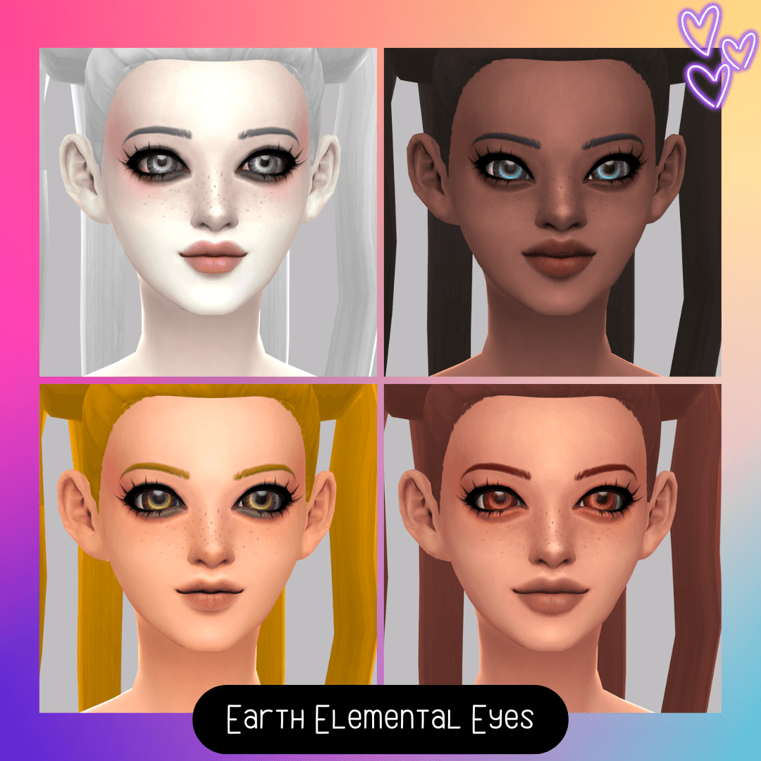 [JBTN] Earth Elemental Eyes - Gallery - The Sims 4 Create a Sim ...