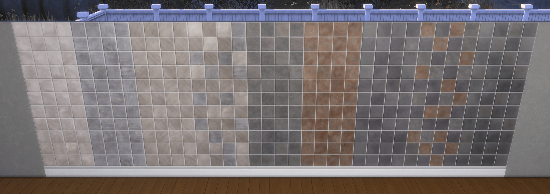 RAW Walk-In Wall Tiles with Moulding - Gallery - The Sims 4 Build / Buy ...