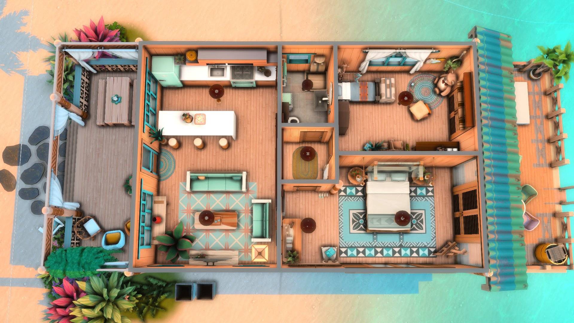 Sulani Small Family Home - Gallery - The Sims 4 Rooms / Lots - CurseForge