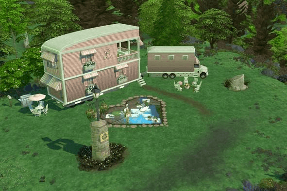 Beauty Sims - Camping Trailer BG - The Sims 4 Rooms / Lots - CurseForge