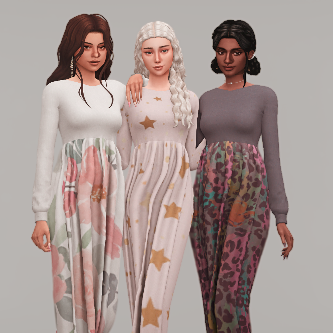 Maxi Dress - Gallery - The Sims 4 Create a Sim - CurseForge
