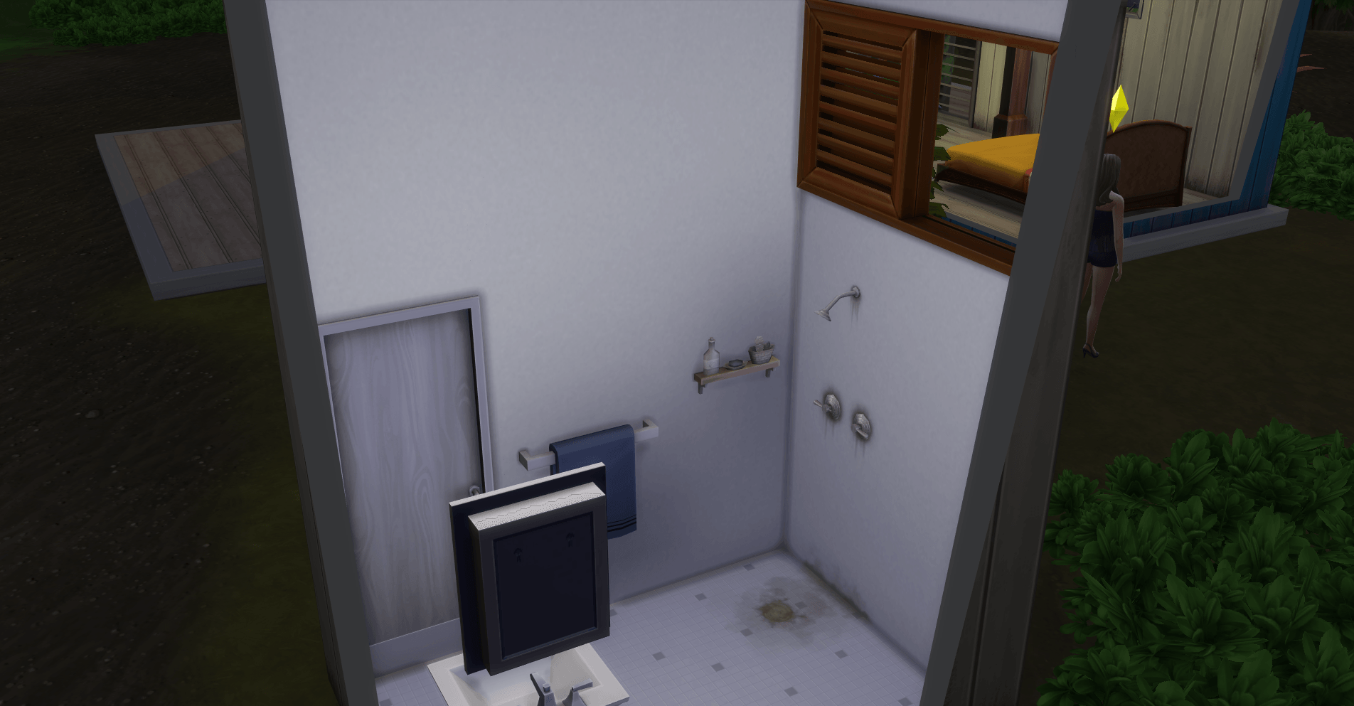 RAW Walk-In Wall Shower - Gallery - The Sims 4 Build / Buy - CurseForge