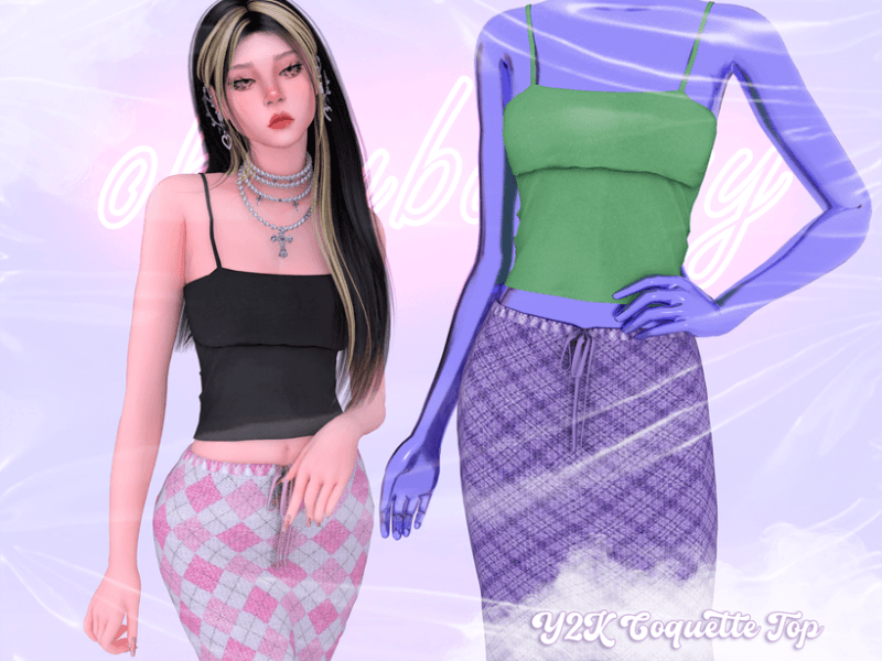 [omb] y2k coquette - Gallery - The Sims 4 Create a Sim - CurseForge