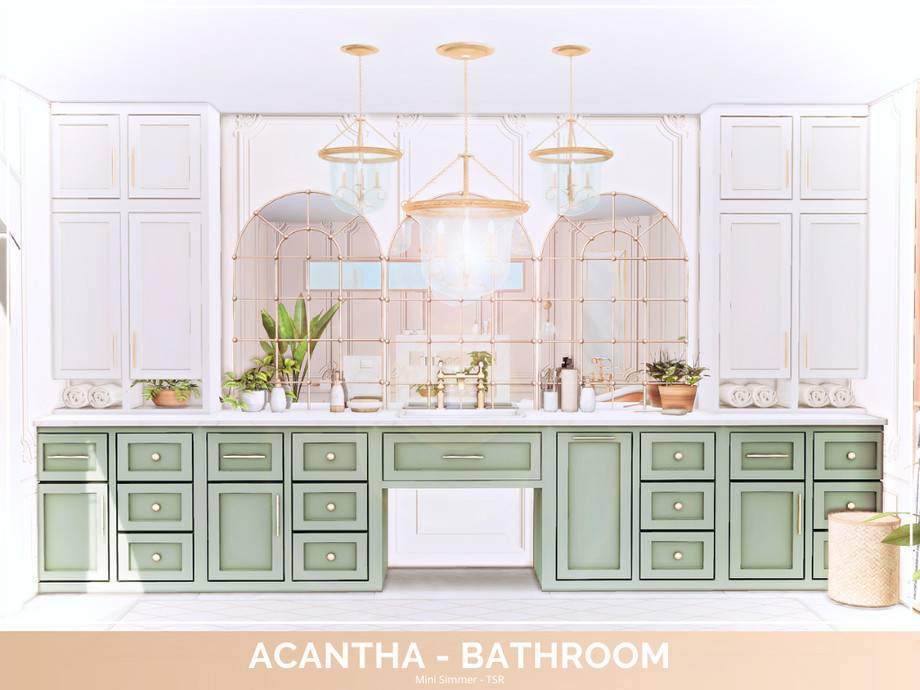 Acantha Bathroom - Gallery - The Sims 4 Rooms / Lots - CurseForge