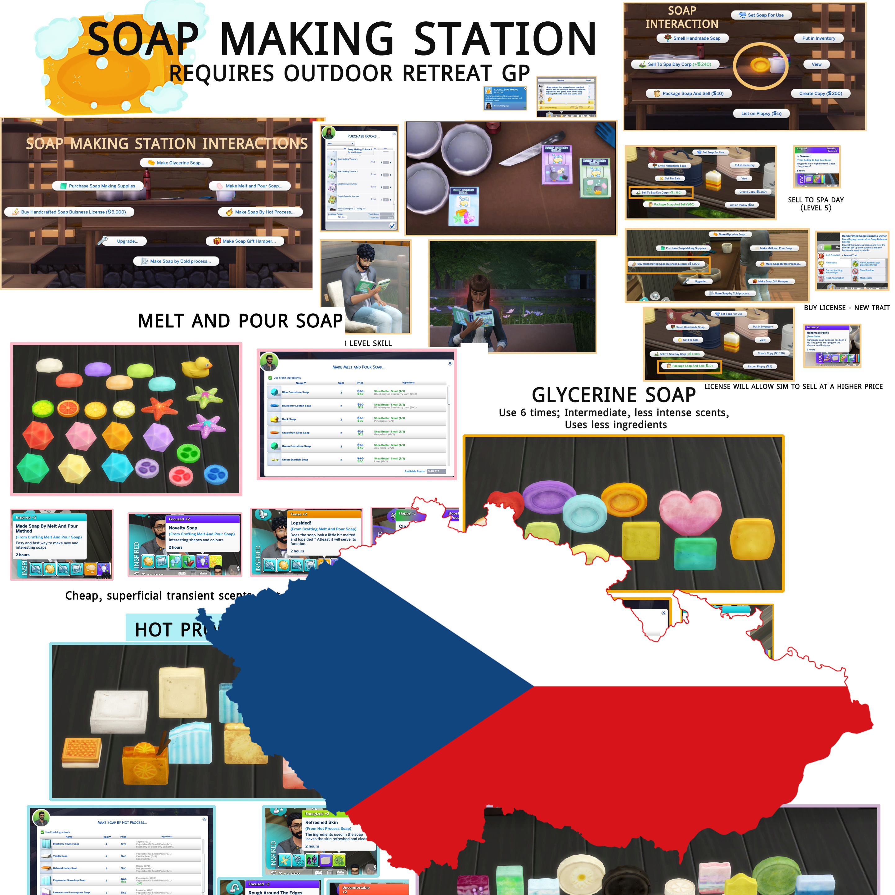 SOAP MAKING STATION CZ - Gallery - The Sims 4 Translations - CurseForge