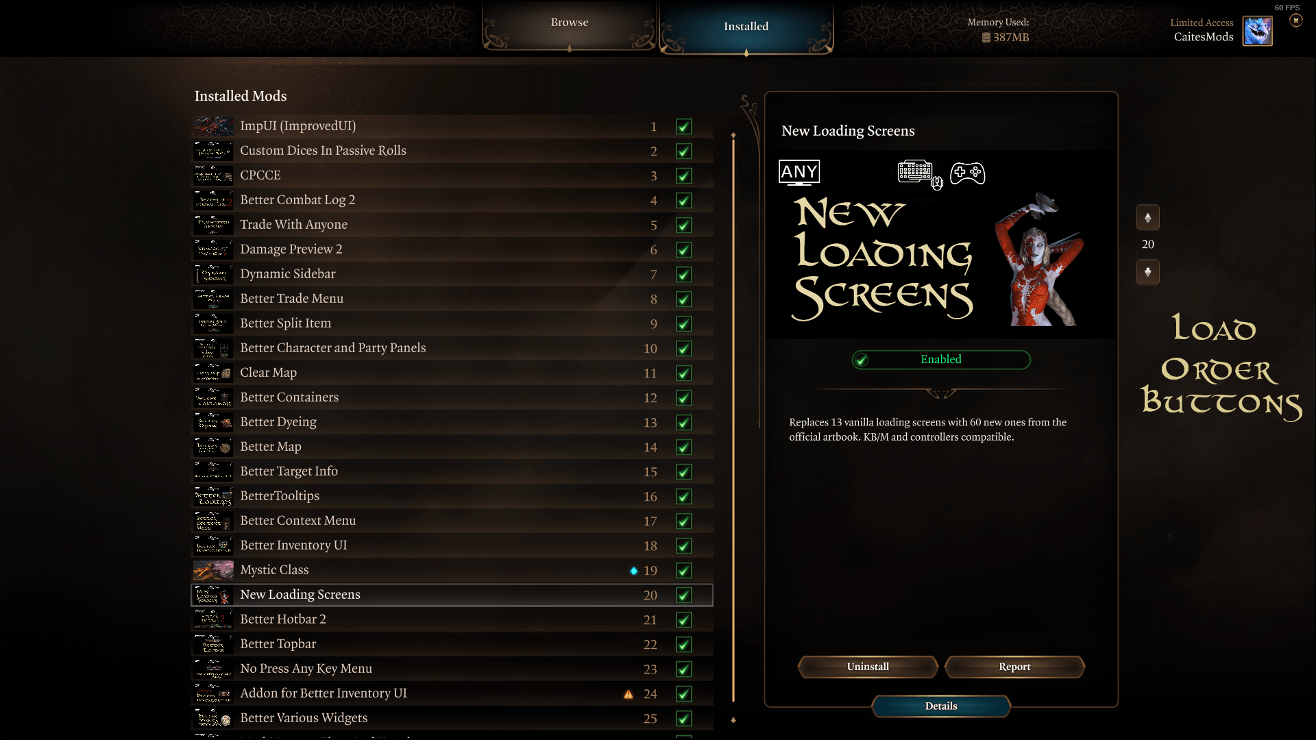 Mod Manager Fixes & Tweaks - Gallery - Baldur's Gate 3 Mods - CurseForge