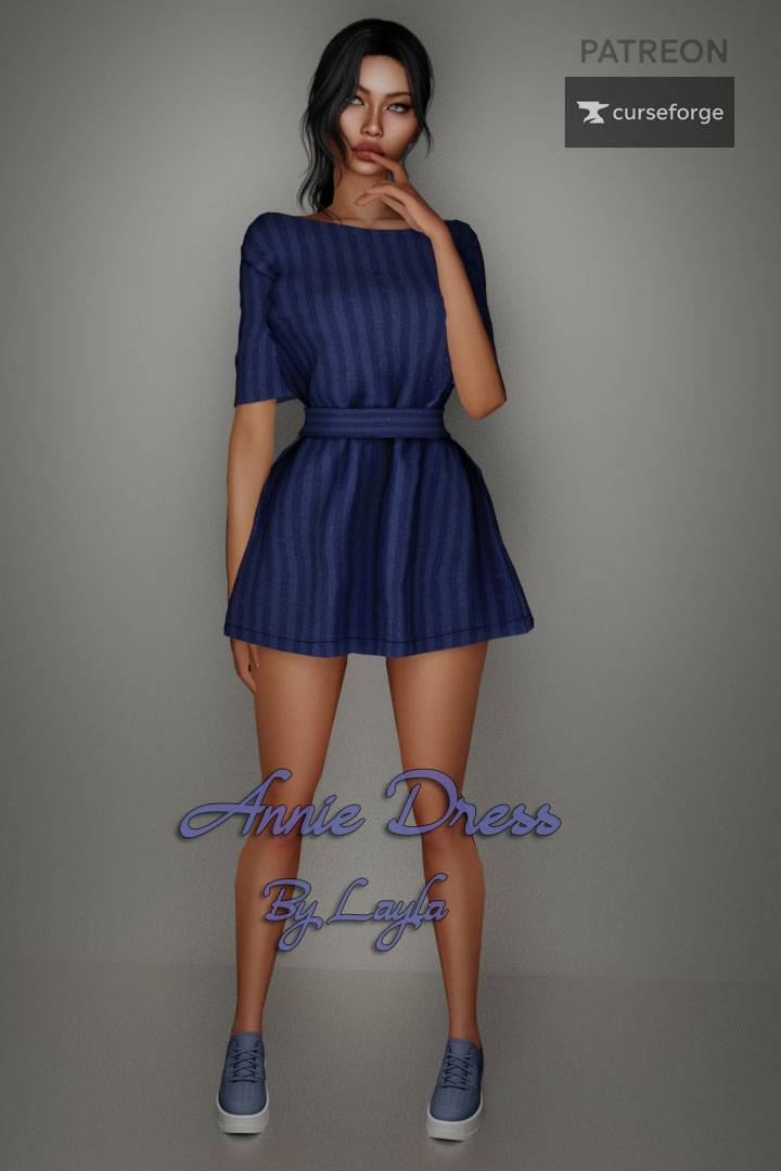 Layla - Annie Dress - Gallery - The Sims 4 Create a Sim - CurseForge