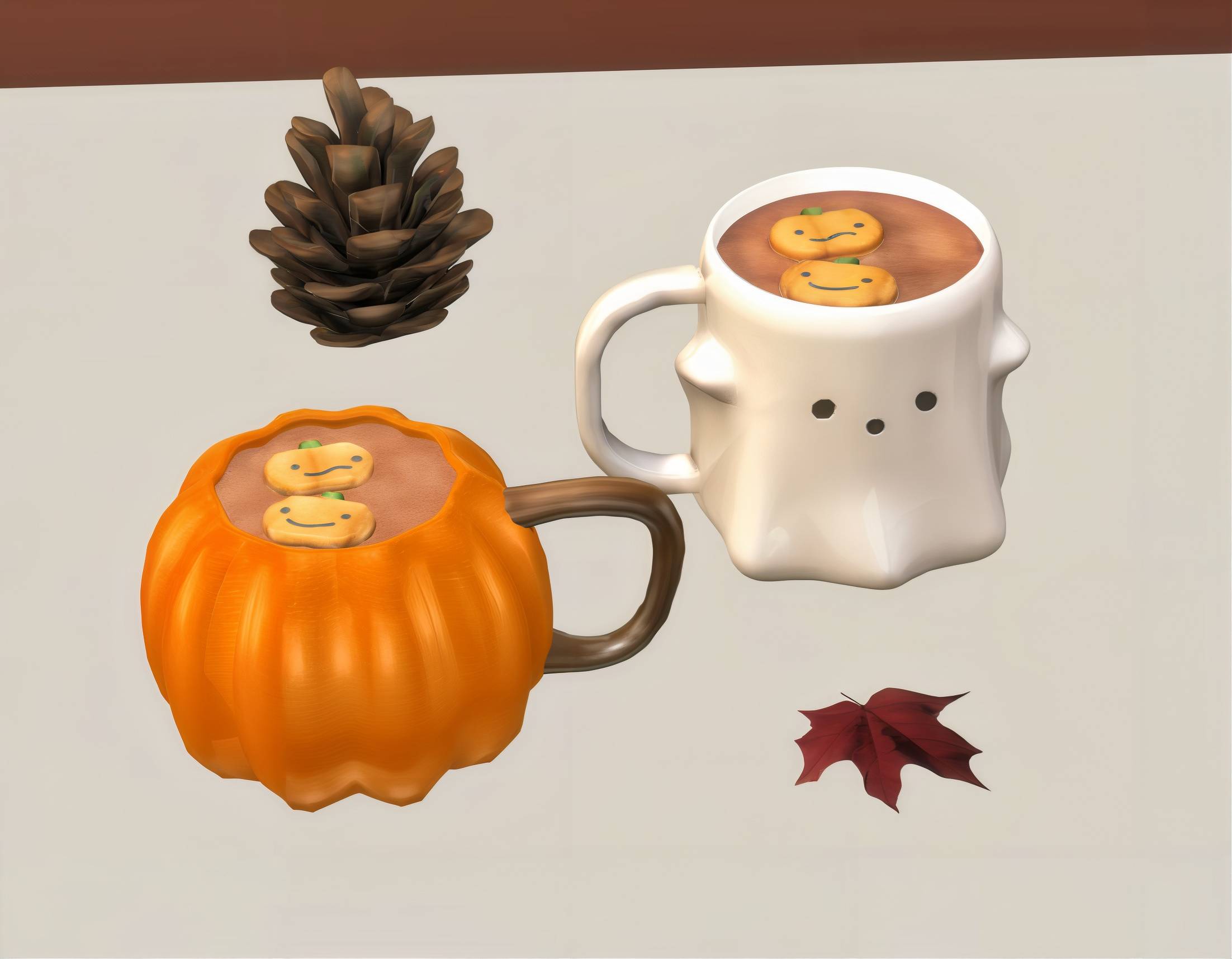 Fall mugs - set - Gallery - The Sims 4 Build / Buy - CurseForge
